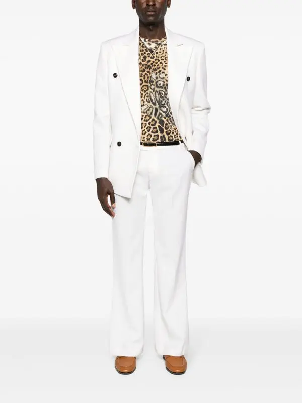 Roberto Cavalli Jaguar-print Cotton T-shirt