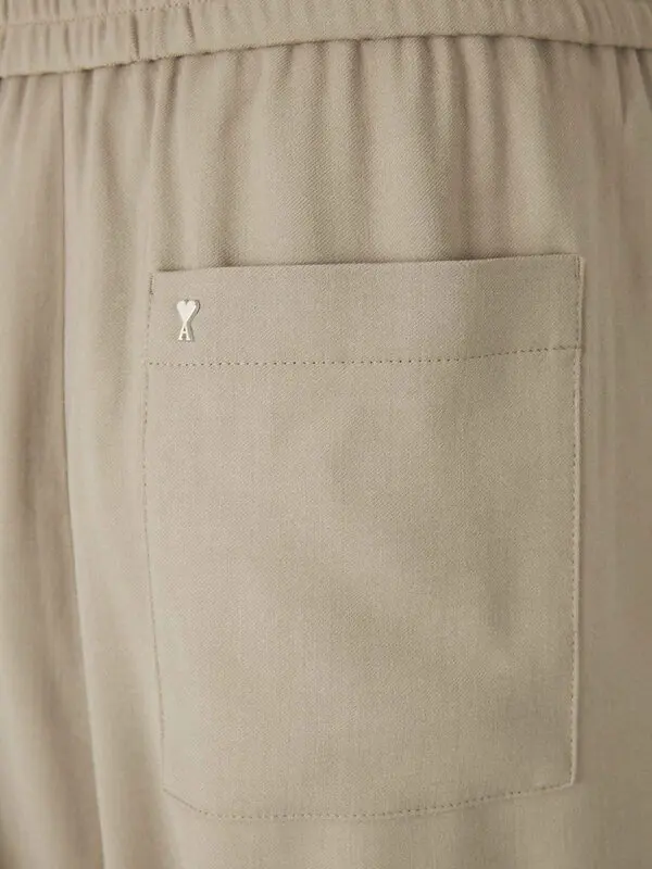 AMI Paris De Coeur Track Shorts