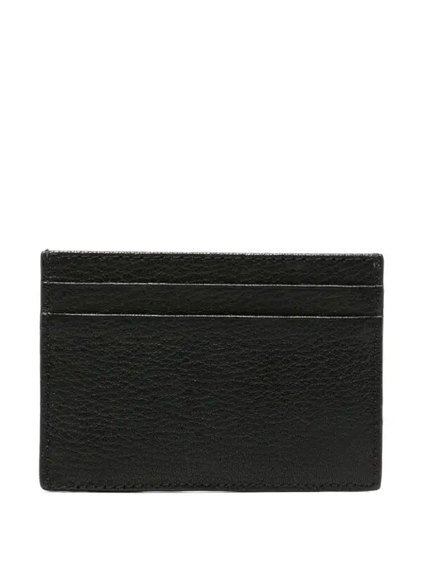 Roberto Cavalli Rc-plaque Leather Cardholder