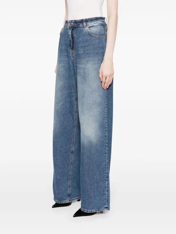 Roberto Cavalli High-rise Wide-leg Jeans