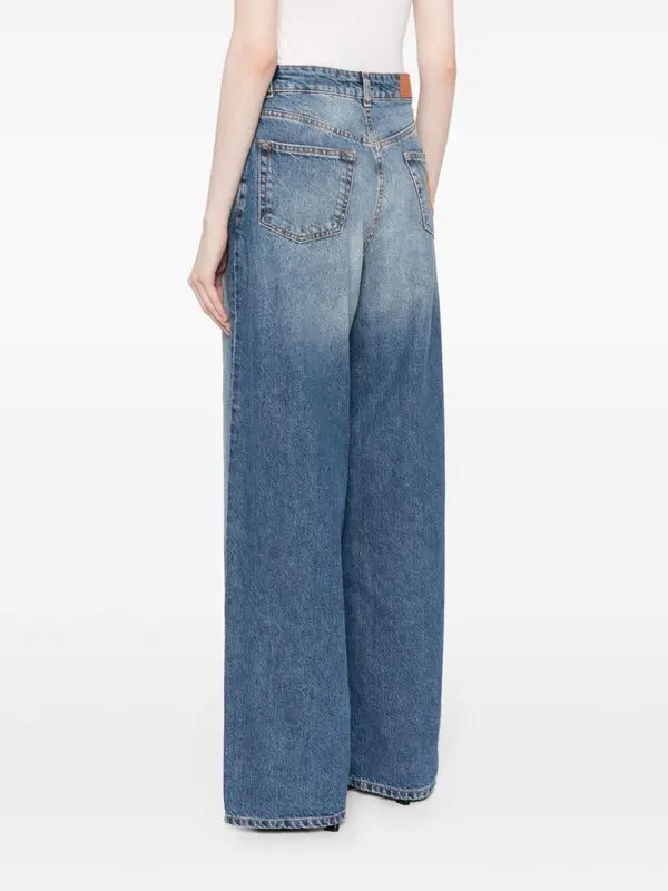 Roberto Cavalli High-rise Wide-leg Jeans