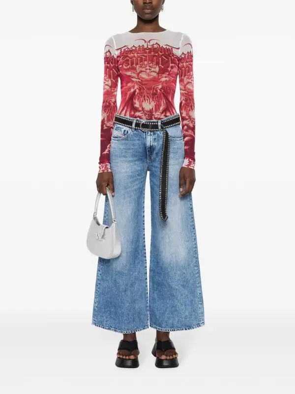DIESEL® High-rise Flared Jeans