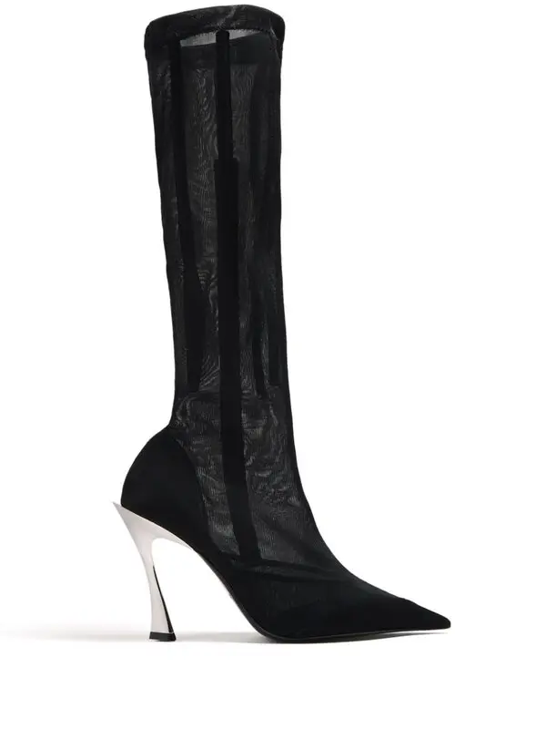 MUGLER Fang 95mm Mesh Boots