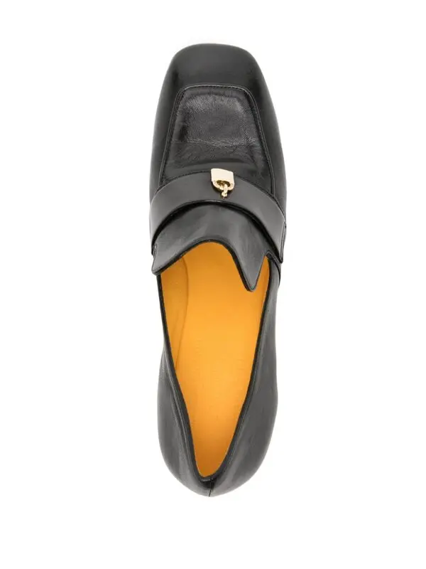 MADISON MAISON Lock 55mm Leather Pumps - Black
