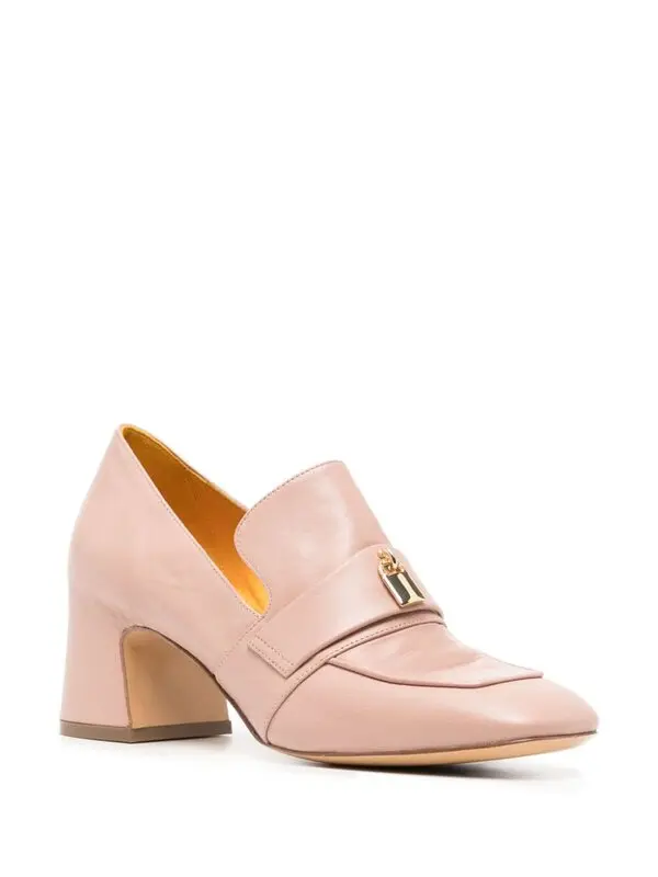 MADISON MAISON Lock 55mm Leather Pumps - Pink