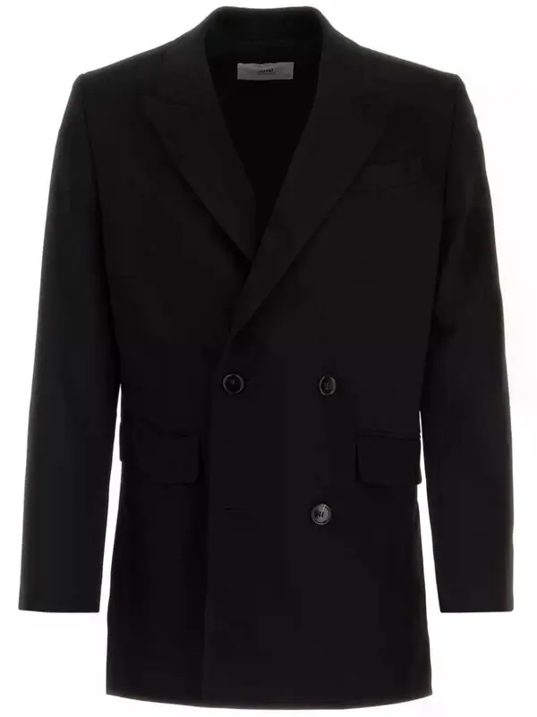 Ami Double-breasted Virgin Wool Blazer