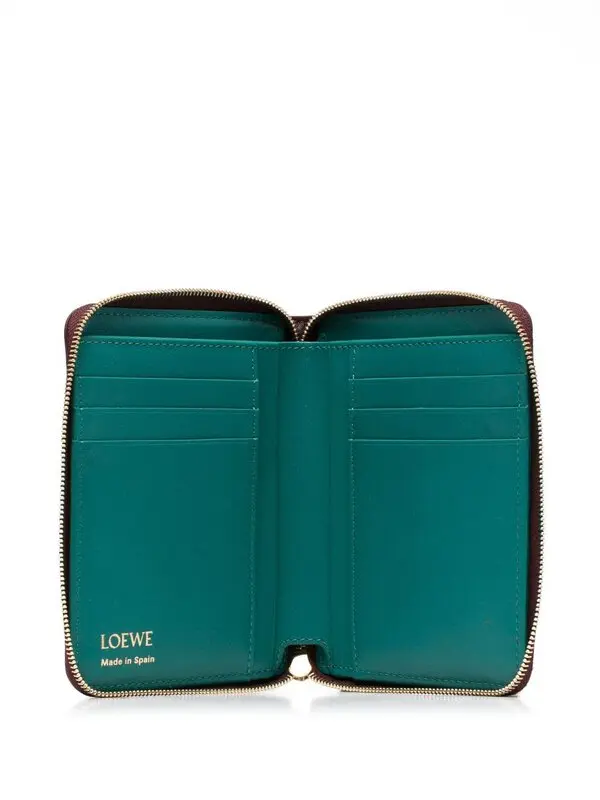 Loewe Logo-embossed Knot Leather Wallet