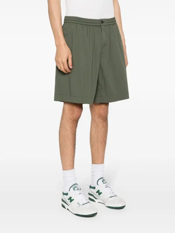 Aspesi Poplin Bermuda Shorts - Green