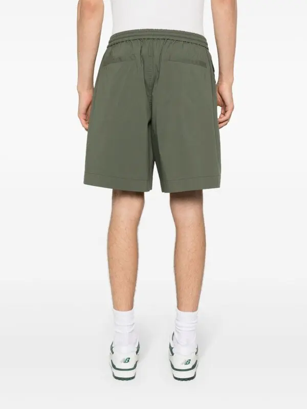 Aspesi Poplin Bermuda Shorts - Green