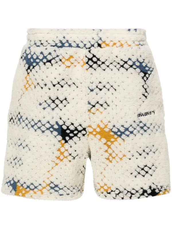AWAKE NY Printed Fleece Shorts