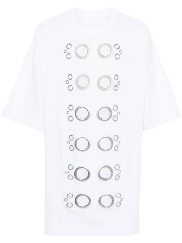 Givenchy Eyelet-embellished T-shirt