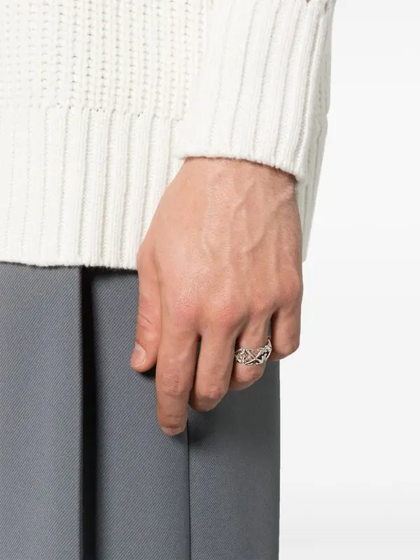 Off-White Multi-arrow Ring