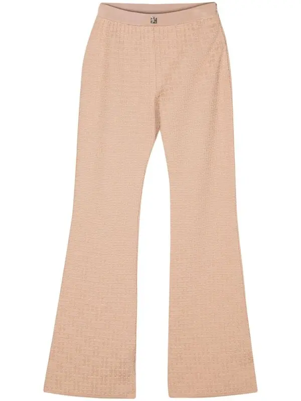 Givenchy 4g-jacquard Flared Trousers