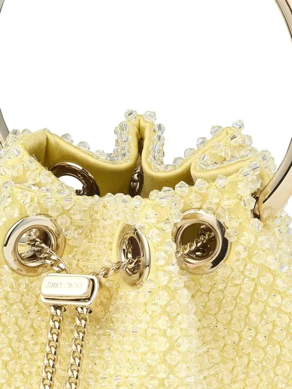 JIMMY CHOO Beaded Bon Bon Tote Bag