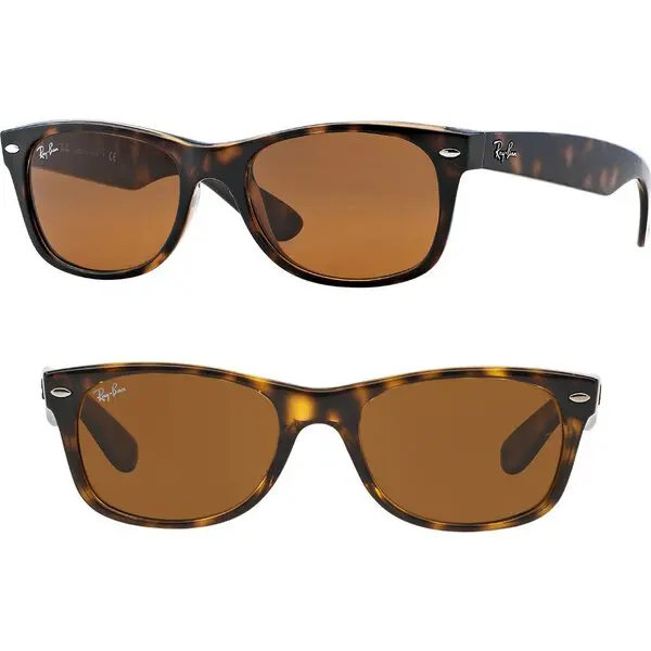 Ray-ban Wayfarer Rectangular Sunglasses - Light Havana