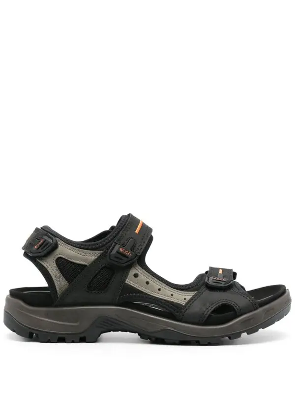 Ecco Offroad Touch-strap Sandals - Black