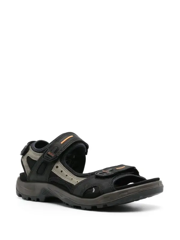 Ecco Offroad Touch-strap Sandals - Black