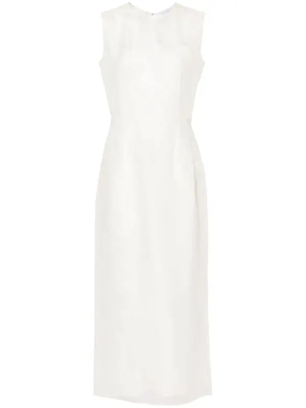 Gabriela Hearst Maslow Organza Midi Dress