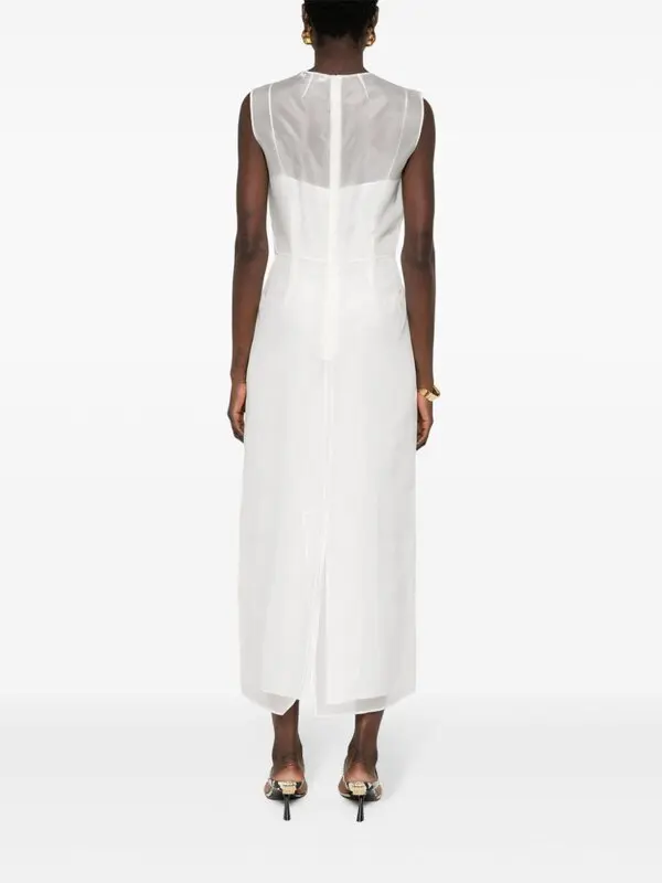 Gabriela Hearst Maslow Organza Midi Dress