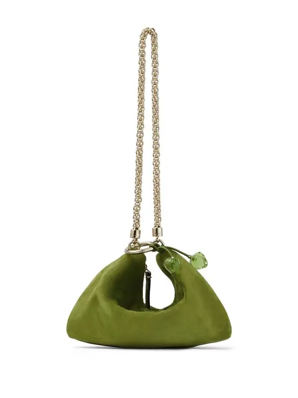 Jimmy Choo Mini Callie Shoulder Bag In Green - 50% Off | Editorialist