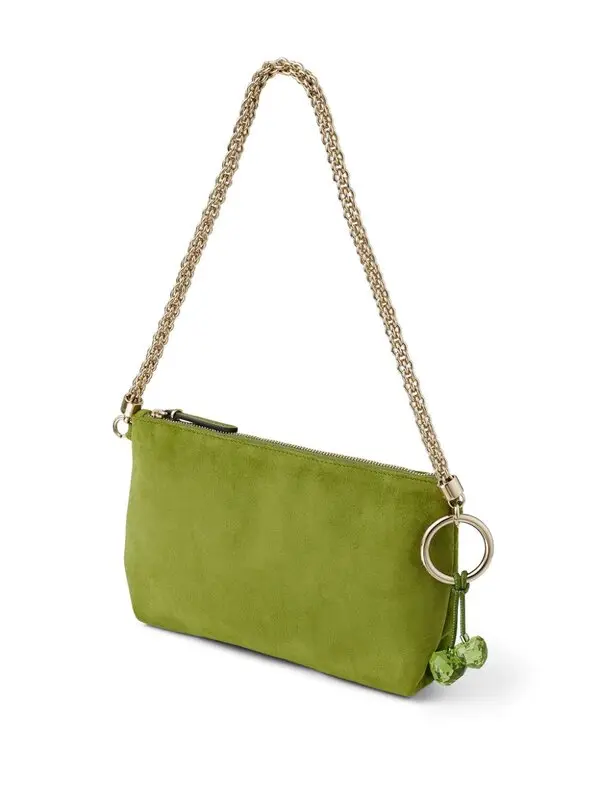 Jimmy Choo Mini Callie Shoulder Bag In Green - 50% Off | Editorialist
