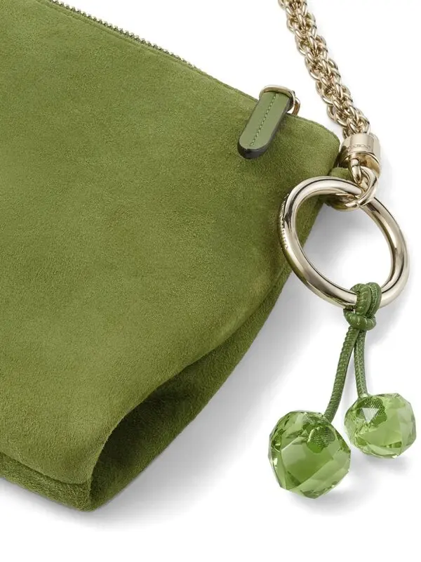 Jimmy Choo Mini Callie Shoulder Bag In Green - 50% Off | Editorialist