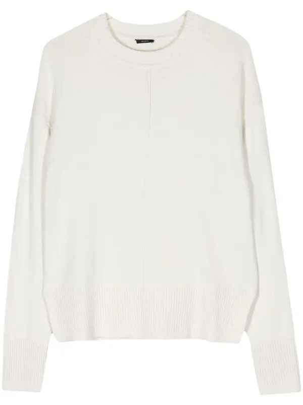 JOSEPH Crew-neck Silk-blend Jumper