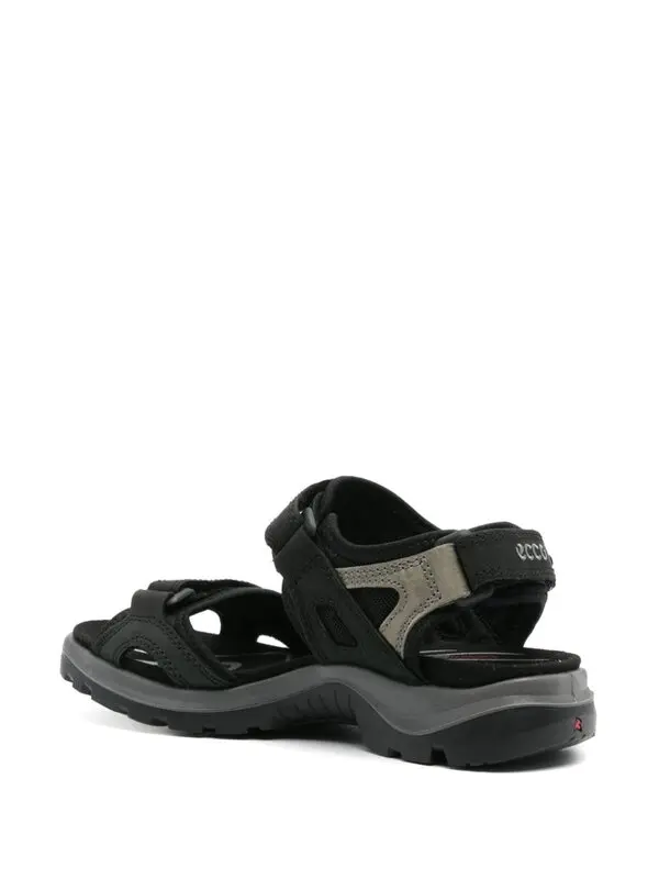 Ecco Offroad Touch-strap Sandals - Black