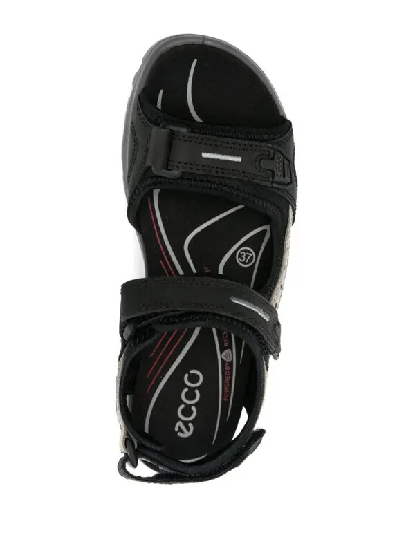 Ecco Offroad Touch-strap Sandals - Black