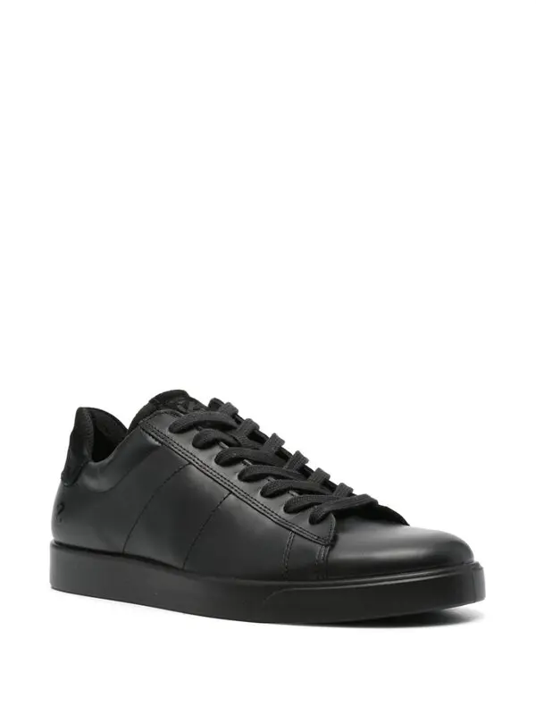 Ecco Lite M Leather Sneakers - Black
