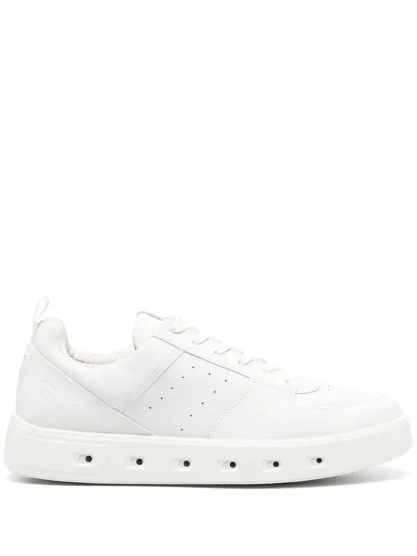 Ecco Street 720 Leather Sneakers - Neutrals