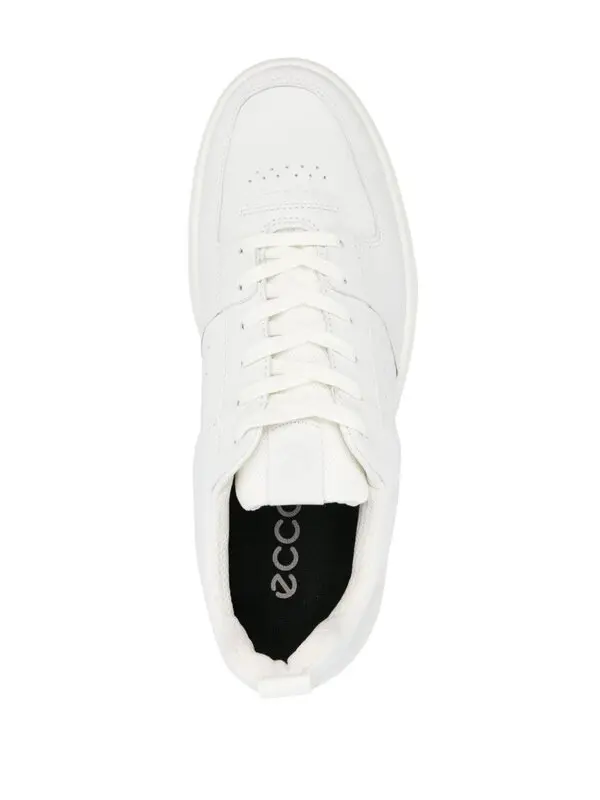 Ecco Street 720 Leather Sneakers - Neutrals