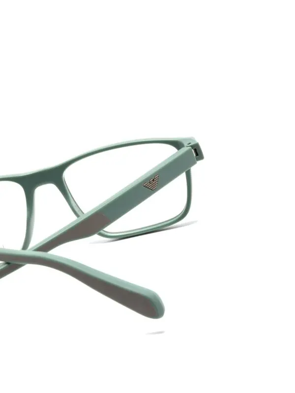 Emporio Armani Rectangle Eyeglasses - Green