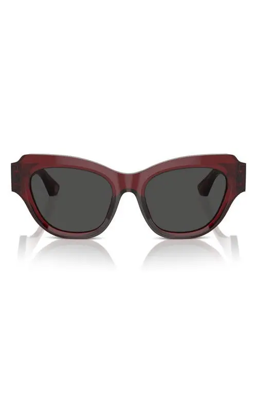 Burberry 52mm Irregular Sunglasses - Bordeaux