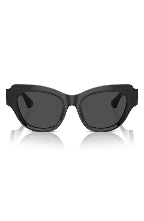 Burberry 52mm Irregular Sunglasses - Dark Grey
