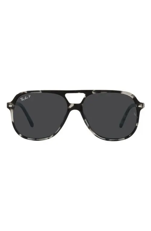 Ray-ban 60mm Square Sunglasses - Grey Havana/polar Black