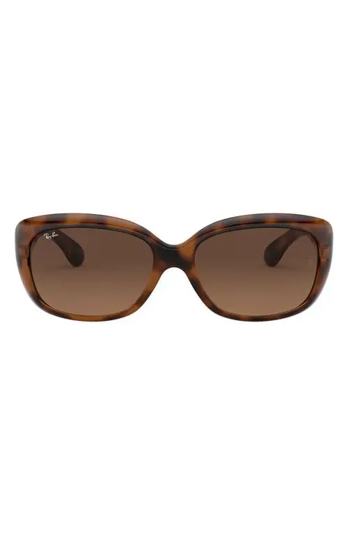 Ray-ban Jackie Rectangular Sunglasses - Havana/ Brown Gradient