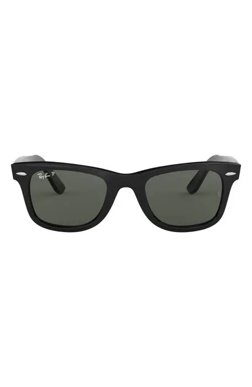 Ray-ban 50mm Classic Wayfarer Polarized Sunglasses - Black Polarized