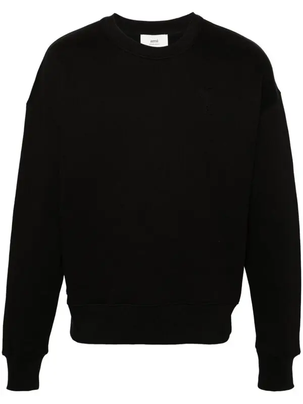 AMI Paris De Coeur-embossed Sweatshirt