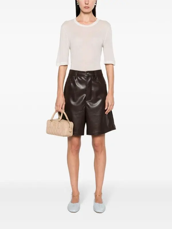 AMI Paris Semi-sheer Lyocell T-shirt