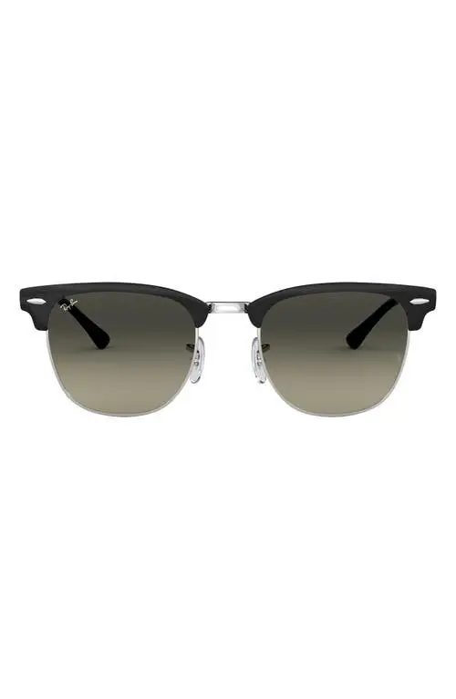 Ray-ban Clubmaster Sunglasses - Silver/black/grey Gradient