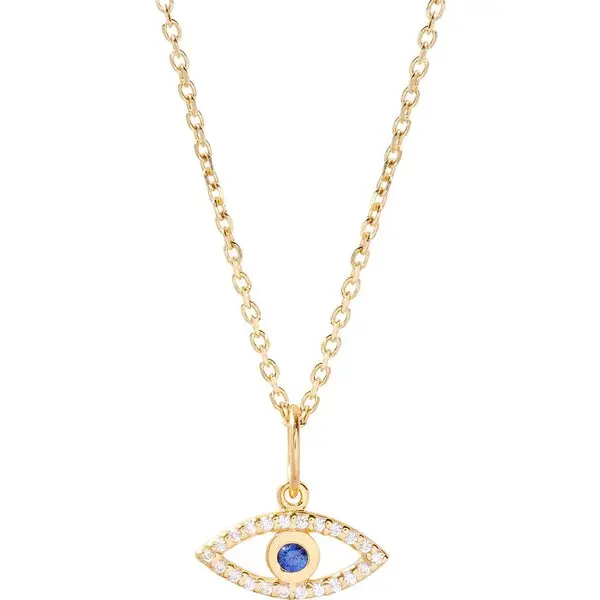 BROOK & YORK Adeline Evil Eye Pendant Necklace - Gold