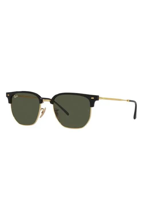 Ray-ban Clubmaster 51mm Irregular Sunglasses - Black