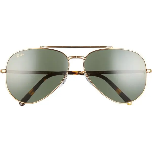 Ray-ban Aviator Sunglasses - Legend Gold/green