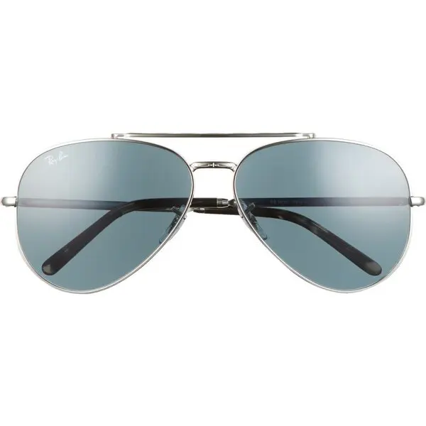 Ray-ban Aviator Sunglasses - Silver/blue
