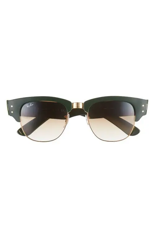 Ray-ban Mega Clubmaster Gradient Square Sunglasses - Green/brown Gradient