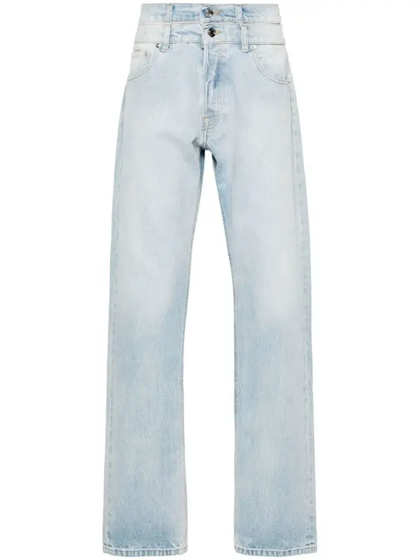 VTMNTS Double-waistband Straight-leg Jeans