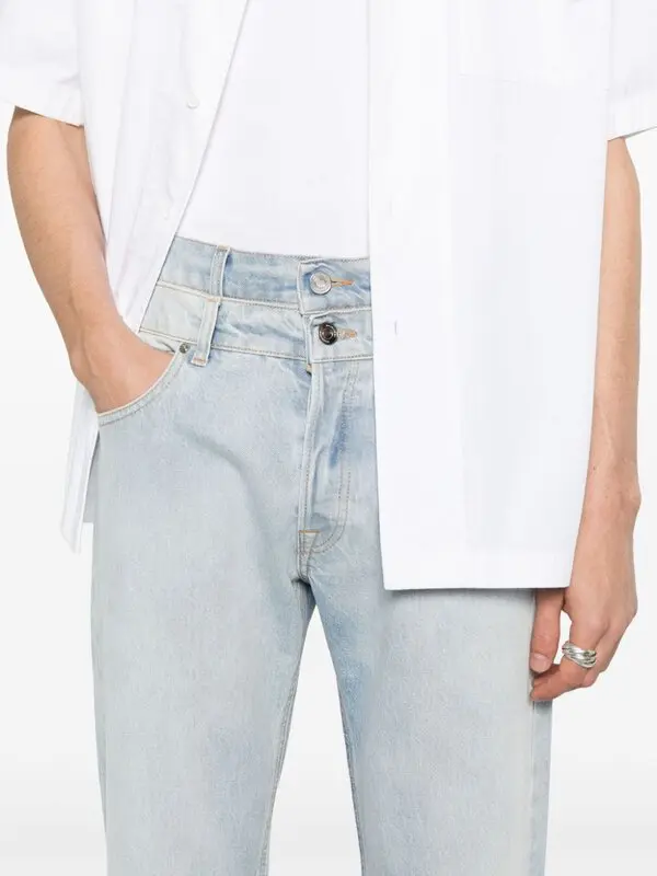 VTMNTS Double-waistband Straight-leg Jeans