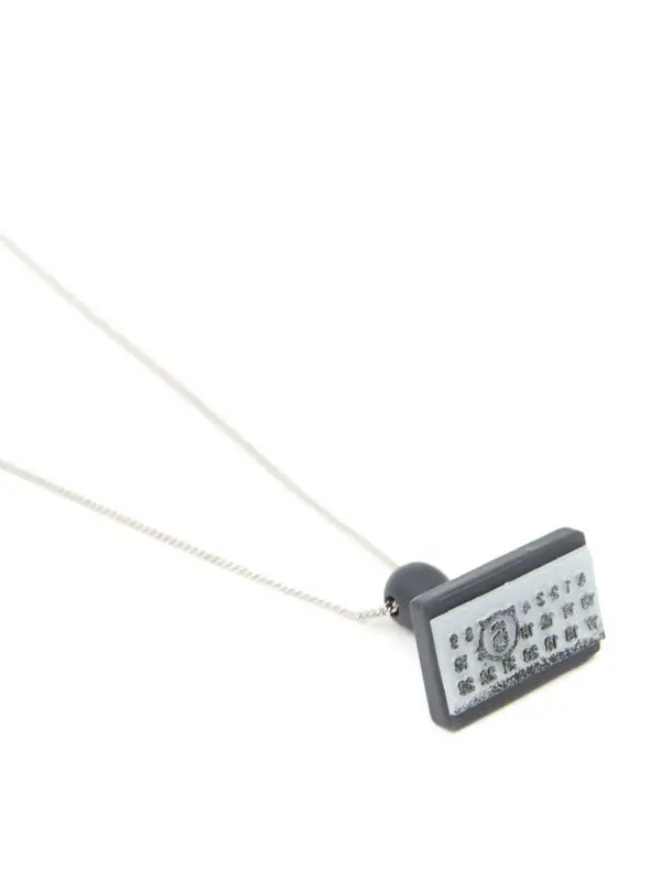 MAISON MARGIELA Stamp Pendant Necklace
