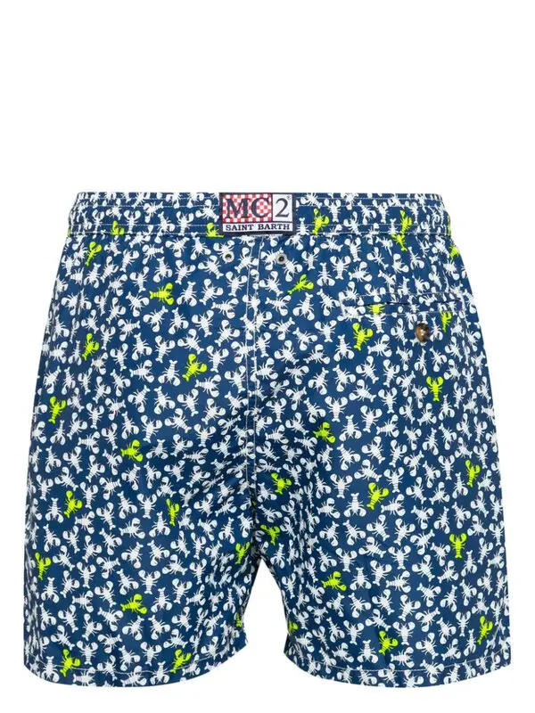 MC2 SAINT BARTH Lobster-print Swim Shorts